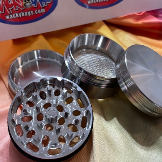 Wacky Willys 4PC STAINLESS STEEL WEED GRINDER - Wacky Willys